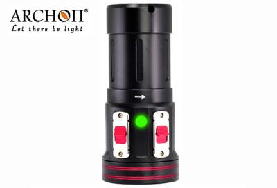 Cina Torcia multifunzionale di immersione con bombole 5200 lumi con luce UV rossa/porpora/ in vendita