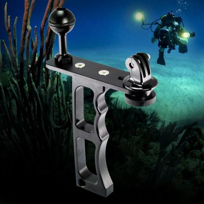 中国 単一の手持ち型の水中カメラ架台、ブラケットのカメラのダイビングの腕のピストルの握り 販売のため