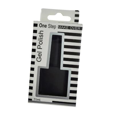 China Custom Printed Cream Packaging Box With Hanging Hole And Clear Window | Color Paper Display Boxes Wholesale for sale