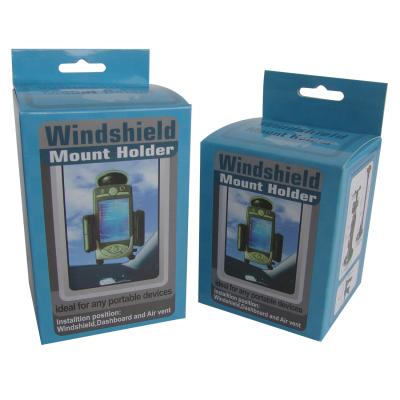 China Eco-Friendly Custom Printed Hanging Hole Paper Packaging Boxes for Mobile Phone Stands – Wholesale Retail Display Boxes for sale