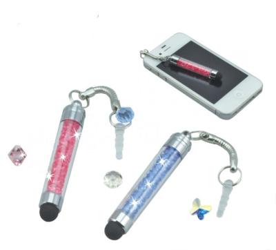 Cina Polvere anti- del mini del trasduttore auricolare della spina Touch Pen dello stilo per IPad IPhone 7plus in vendita