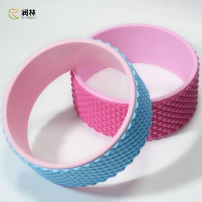Cina Eseguendo il materiale del TPE della ruota pp del rullo di yoga per l'allungamento dei Backbends in vendita