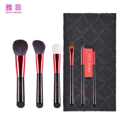 중국 291A00706 6pcs 목재 손잡이 메이크업 붓 세트 OEM ODM 전문 붓 세트 판매용