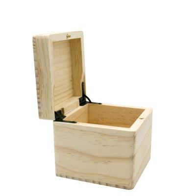 China Jewelry Box Organizer for Women, Rustic Wooden Jewelry Box with Mirror & Ring Tray for Necklace Earring Bracelets Rings for sale