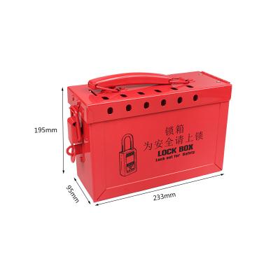 Cina stainless steel safety lockout kit can accommodate 12 Padlocks in vendita