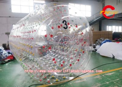 Cina Sport all'aperto di Wave del punto del corpo della palla gonfiabile rossa trasparente del paraurti doppi in vendita