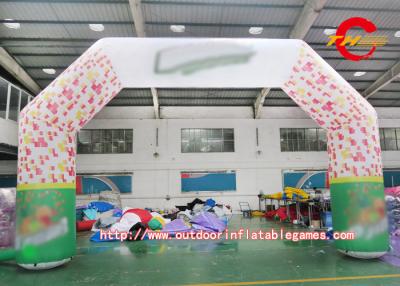 Cina La pubblicità ha colorato gli archi gonfiabile di rivestimento logo di abitudine del PVC di 4m x di 5m in vendita