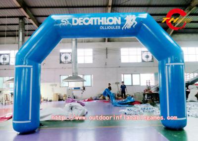 Cina Getto di inchiostro gonfiabile blu dell'arco HD del PVC per i concorsi correnti all'aperto in vendita