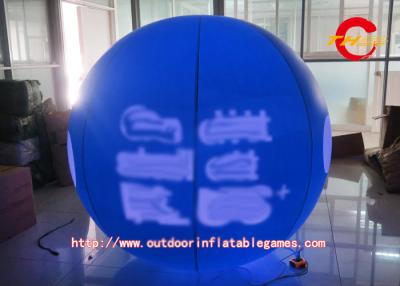 Cina La pubblicità gonfiabile leggera blu Balloons 4 - 10 metri di stampa del PVC in vendita