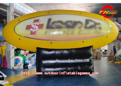 Cina Palloni gonfiabili di pubblicità del PVC di giallo gigante con stampa di logo in vendita