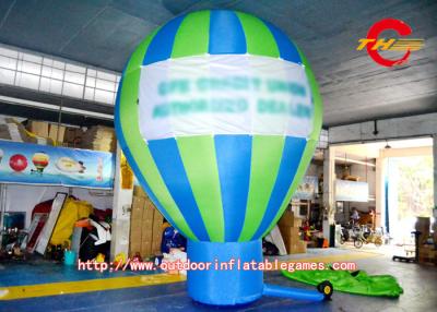 Cina Grande testo che stampa i palloni gonfiabili di pubblicità di Oxford nel blu, verde in vendita