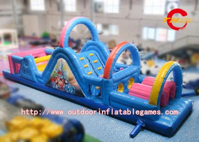 Cina La corsa ad ostacoli gonfiabile del campo da giuoco scherza il gioco gonfiabile di Wipeout del gioco divertente in vendita