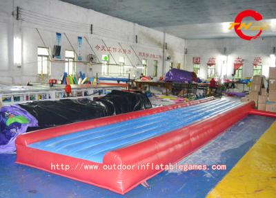 Cina Pista di aria gonfiabile rossa del PVC, esercizio relativo alla ginnastica adulto che prepara il cuscino d'aria gonfiabile in vendita