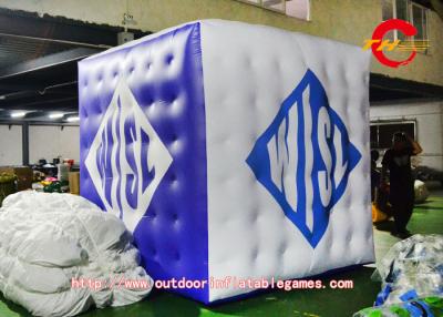 中国 ポリ塩化ビニールの青く膨脹可能で大きい広告は屋外のコマーシャルを風船のようにふくらませます 販売のため
