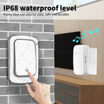 Κίνα Βούλωμα Tuya τηλεοπτικό Doorbell της αμερικανικής ΕΕ UK μόνο - τροφοδοτημένο αδιάβροχο κουδούνι πορτών 150M προς πώληση