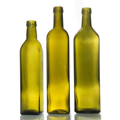 중국 어두운 갈색 500ml 마라스카 유리 병 8 온스 올리브 오일 병 판매용