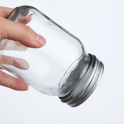 Κίνα ODM Κονσερβοποιημένα γυάλινα δοχεία Mason 300ml 500 Ml 1000ml με μεταλλικό καπάκι προς πώληση