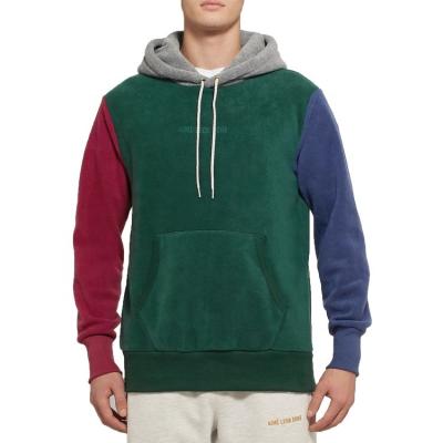 Cina Maglia con cappuccio ricamata del vello di Team Hoodies Men Sweatshirt Colorblock di sport in vendita