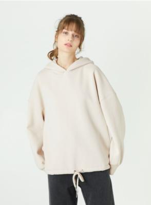 Cina L'attrezzatura della donna mette in mostra i pullover di sport di colore solido di sport della tintura di Team Hoodies Casual Wear Tie in vendita