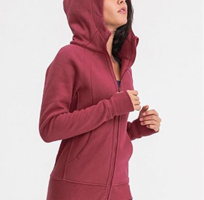 Cina Zippi sugli sport di maglia con cappuccio 320gsm seguono le donne Tracksuits dei rivestimenti in vendita