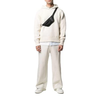 中国 XXXLの人はプルオーバーのセーターを置いた二つの部分から成ったパーカーおよびSweatpantsの無地を遊ばす 販売のため