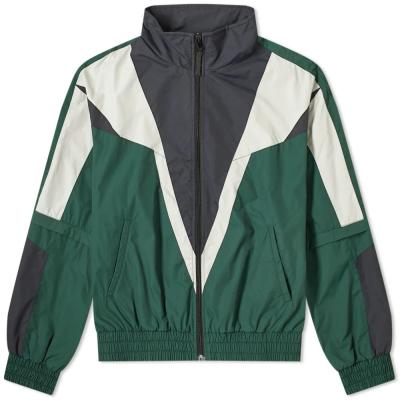 Cina Disposizioni con elastico del Colorblock degli uomini su ordinazione della giacca a vento di 100% del rivestimento di nylon della pista in vendita