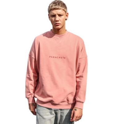 Cina L'abitudine surdimensionata senza fodera del vello 3D delle magliette felpate di Crewneck ha ricamato in vendita