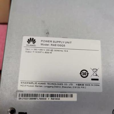 중국 6000W HUAWEI R48100G5 High-Power Power Module 48V100A Efficient Power Supply 판매용