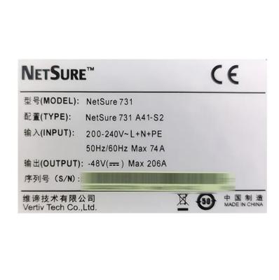 China Vertiv Embedded Power System NetSure 731A41-S2 With R48-3000E3 Rectifier Module zu verkaufen