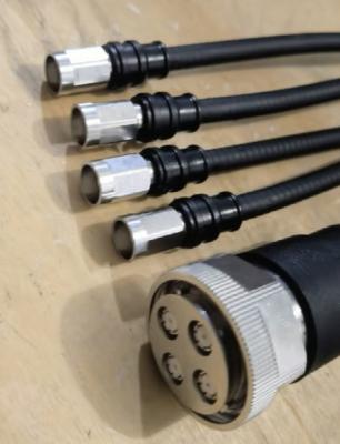 중국 MQ4 MQ5 To 4.3-10 1/4" Flex Jumper Cable Assemblies For Signal 판매용