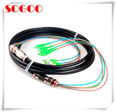China cable de fribra óptica de la prenda impermeable 5G con el conector del SC UPC con buena estabilidad en venta