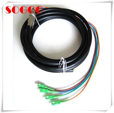 China cable de fribra óptica de la prenda impermeable 5G con el conector del SC UPC con buena estabilidad en venta