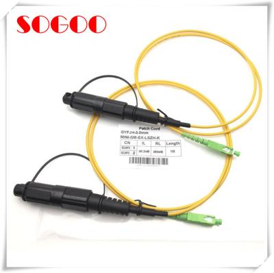 China Optitap à prova d'água Optitap Mini SC conector reforçado FTTA Patch Cord compatível com Corning 5 mm à venda