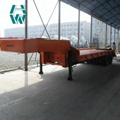 Cina Veicolo basso del letto da 100 tonnellate/linea rimorchio a base piatta basso della centrale elettrica doppia in vendita