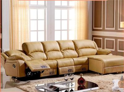 Chaise de canapé électrique en cuir en gros pour salon 206*98*102cm