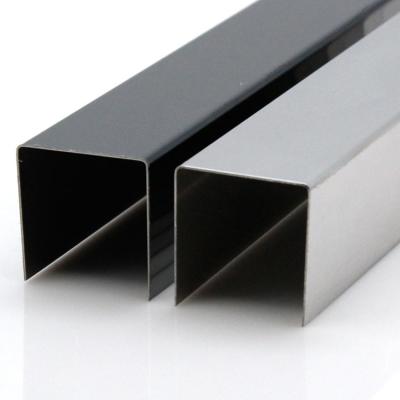 중국 SS 201 304 grade stainless steel square edge trim for stair edge and corner protector 판매용