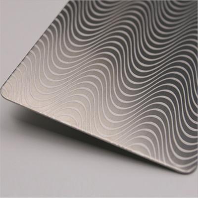 중국 Elevator Designed SS sheet 304 316 grade embossed decorative stainless steel sheet 4x8 4x10 판매용