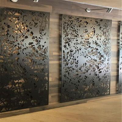 중국 Laser Cutting Perforated Facade Wall Decoration with Carved Aluminum Cladding Panel 판매용