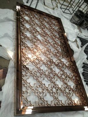 중국 Gold Stainless Steel Perforated  Panels For Sunshades/Louver/Window Screen 판매용