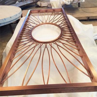 중국 Mirror Gold Metal Screens For Office/Room/Interior Decoration 판매용