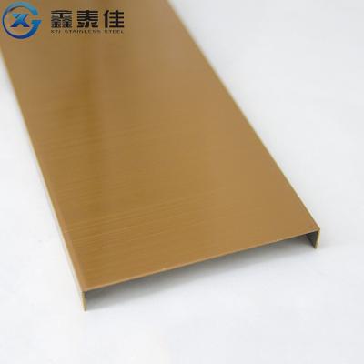China Mirror Finish Matt Stainless Steel Tile Trim 201 304 316 for wall ceiling furniture decoration for sale