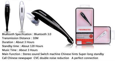 Cina Cuffia avricolare stereo senza fili di Bluetooth di sport ad alta fedeltà per correre con luce rossa/blu di SMT LED in vendita