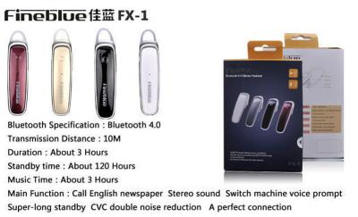 Cina Annullamento stereo di rumore della cuffia avricolare di V4.0 EDR Bluetooth, piccolo in cuffie di Bluetooth dell'orecchio in vendita