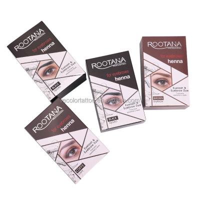 China Private Label Professional Long-Lasting Henna Brow & Lash Dye Tint in Gel or Cream Form for sale