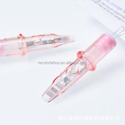 China Sterilized Disposable Tattoo Machine Needle Cartridge Stainless Steel Permanent Feature for sale
