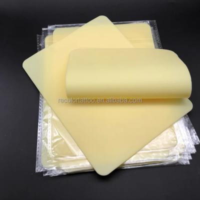 China Private Label 3mm Thick Tattoo Practice Skin 20*15cm & 20*30cm Sizes Permanent Makeup Training Tool for sale