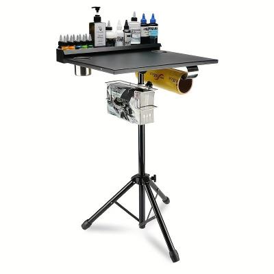 China Upgraded Metal Tattoo Workbench with Adjustable Protect Film Rack Portable Accessory for Beauty Permanent Makeup Studio for sale