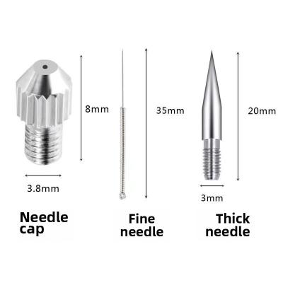 China Original Beauty Instrument Accessories German White Stainless Steel Dot Mole Pen Needle Spot Sweeper Eye Massage Equipment for sale