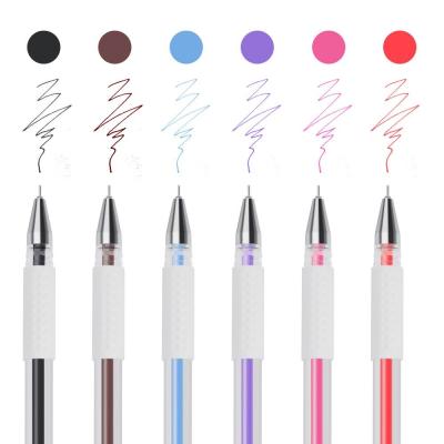 China Pink Waterproof Embroidery Marker for Eyebrow Positioning Anti-Sesame Oil Skin Bleeding Waterproof Permanent Makeup Plastic for sale