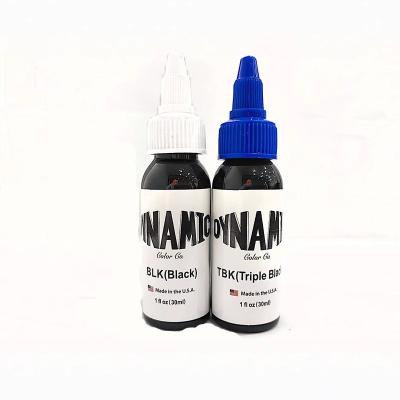 China 30ml Organic Triple Black Tattoo Ink Pigment Special for Body Tattoo for sale